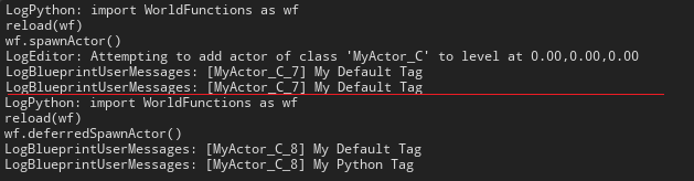 UnrealPython基础学习 - Vanny Yuan's Blog