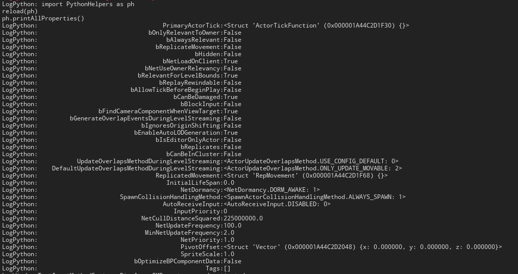 UnrealPython基础学习 - Vanny Yuan's Blog